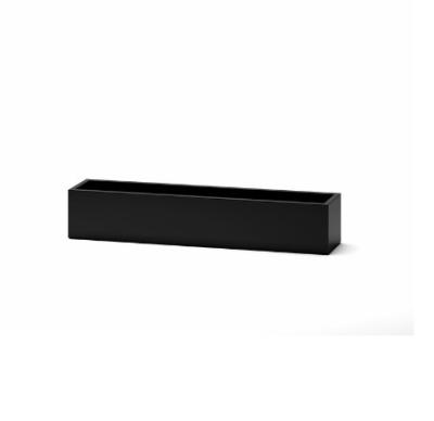 China 17in*4.5in Plastic Rectangle Plant Pots Anti Corrosion Windowsill Planter Boxes for sale