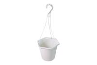 China Customized Minimalist Plastic Fence Pots 14 Inch Plastic Hanging Baskets for sale