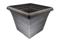China FD Square Garden Plastic Plant Pots Decorative Flower Pots For Living Room for sale