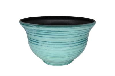 China 9.4 Gallons Hotel Flexible Plant Pots Lake Blue Vegetables Growing Pot for sale