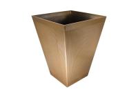 China Europe Style Azalea 8 Inch Square Plastic Flower Pots For Outdoors for sale