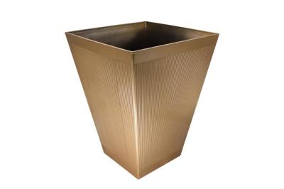 China Europe Style Azalea 8 Inch Square Plastic Flower Pots For Outdoors for sale