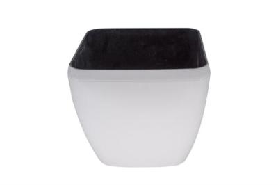 China Durable Lightweight Square Plastic Pots 4 Inch Square Greenhouse Pots for sale