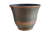 China 30cm Plastic Plant Pots For Patios for sale