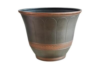China 30cm Plastic Plant Pots For Patios for sale
