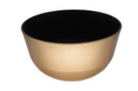China Golden Plastic Round Plant Pots for sale