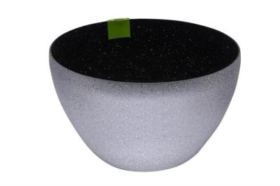 China Anti Sun Grey Plastic Plant Pots for sale