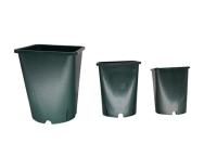 China Contemporary Decorative Flower Pots Grey Cube Plant Pots 30x30CM 10x10CM for sale