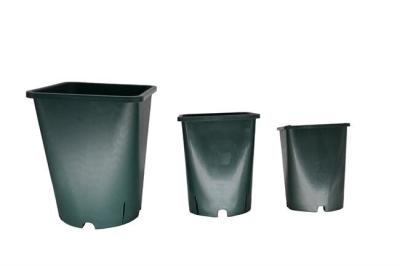 China Contemporary Decorative Flower Pots Grey Cube Plant Pots 30x30CM 10x10CM for sale