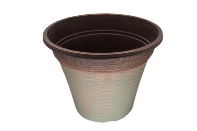 China Premium Plastic Melamine Office Desk Plant Pots 8 Inch African Violet Pots for sale