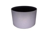 China OEM Modern Sturdy Grey Cylindrical Garden Pots 15.5