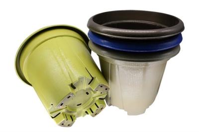 China 0.1-1.16 Gal Outdoor Plastic Plant Pots Safe Plastic Containers For Growing Vegetables for sale