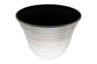 China Classic Dia 9.6'' Outdoor Plastic Plant Pots PP PE 20 Gallon Container For Plants for sale