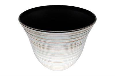 China Classic Dia 9.6'' Outdoor Plastic Plant Pots PP PE 20 Gallon Container For Plants for sale