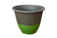 China Glossy Finish Large Plant Pots Outdoor 40*26*41CM Weather Resistant Outdoor Planter for sale