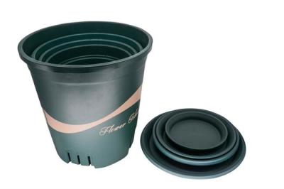 China Windowsill Aloe Vera Plastic Outdoor Plant Pots 6 Inch Plastic Planter With Drainage for sale