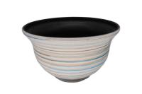 China Environmentally Friendly 15 Gallon Flower Pot Brown Plastic Planter For Spices for sale