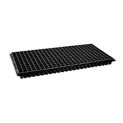 China 7cc 12x24 Cells Recycled Plastic Seed Trays Small PS Plastic Germination Trays for sale