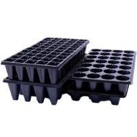 China PET PS PVC Plastic Propagation Trays 54cm*28cm Agricultural Seedling Tray for sale