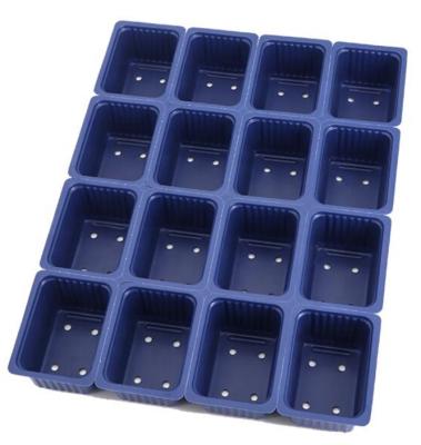 China Agricultural PS Plastic Seedling Trays Environmental Tomato Nursery Tray for sale