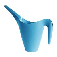 China Lightweight 1L Blue Plastic Watering Can Long Stem Spout Watering Can for sale