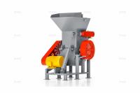 China Self Pressure Plastic Bottle Shredder Crusher 600x600mm Chamber 30kW Motor for sale