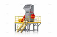 China High Efficiency Bottle Crusher Machine Robust Plastic Bottle Crusher For Recycling for sale