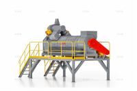 China 21kW PET Bottle Label Remover 380V 220V Industrial High Cleaning Performance 5000mm for sale