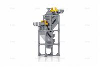 China 8.8kW Zig Zag Air Separator 300-2000kg/H Precision Air Classifier For Plastic Recycling for sale