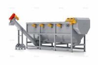 China Carbon Steel Float Sink Tank 7.5kw 500-2000kg/H High Precision Plastic Separation for sale