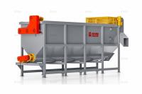 China Three Stage Float Sink Tank Corrosion Resistant Plastic Flakes Washing Tank for sale