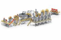 China 3A Grade rePET Bottle Brick Plastic Recycling Hot Washing Line 2000kg/h Bottle to Bottle for sale
