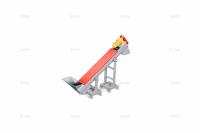 China Plastic Conveyor Equipment Single Screw Conveyor 2.2kw Modular With U Shaped Trough for sale