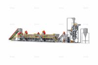 China Cold Washing HDPE PP Plastic Recycling Washing Line 1000kg/h 180kw for sale