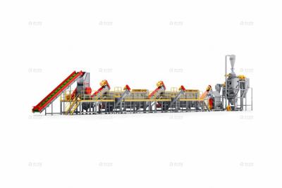 China Cold Washing HDPE PP Plastic Recycling Washing Line 1000kg/h 180kw for sale
