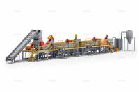 China PP Scrap Plastic Recycling Cold Washing Line Machine 500-1000 kg/h for sale