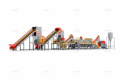 China Plastic PP Tray PP Pallet Recycling Washing Line Automatic Cold Washing for sale
