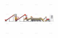 China Plastic PP Tray PP Pallet Recycling Washing Line Automatic Cold Washing for sale