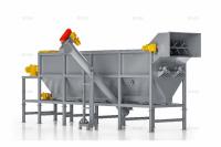 China PET Flakes Hot Washing Machine 7.5kW 500-2000kg/H Robust Construction for sale