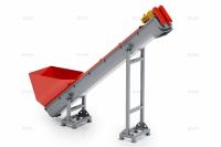 China Double Screw Automatic Feeding Machine 11kW Forced Feeder for Plastic Recycling for sale