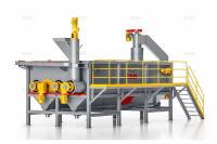 China PET Flakes Hot Washing Machine 27KW 500-2000kg/H High Speed Plastic Recycling for sale
