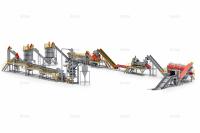 China PET Bottle Washing Recycling Machine 2000-3000kg/H Fiber Grade Hot Washing Line for sale