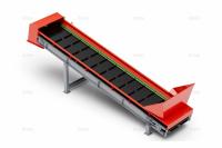 China Plastic Rubber Conveyor Belt 1.1kw 380V 50Hz Customized Abrasion Resistance for sale
