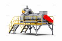 China Plastic Bottle Label Remover Machine 5000mm 1000kg/h for PET HDPE Recycling for sale