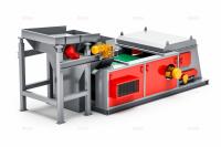 China Plastic Recycling Eddy Current Separator 1000mm Feed Width for Non-Ferrous Metal Removal for sale