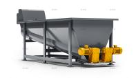 China Double Shaft Sinking Floating Rinse Tank Washing Machine 4500mm for Plastic Recycling for sale