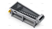 China Double Shaft Sinking Floating Rinse Tank Washing Machine 4500mm for Plastic Recycling for sale