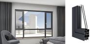 China JZG50 Commercial Aluminum Casement Window with Thermal Insulation for High-End Buildings for sale