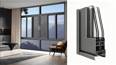 China JZ96 Series Aluminum Sliding Window with 1.2mm-1.4mm Frame Thickness for High-Rise Buildings for sale