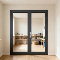 China JZ50RM Aluminum Glass Swing Door - Anodized Casement Door with Superior Wind Resistance for Residential & High-Rise Buildings for sale